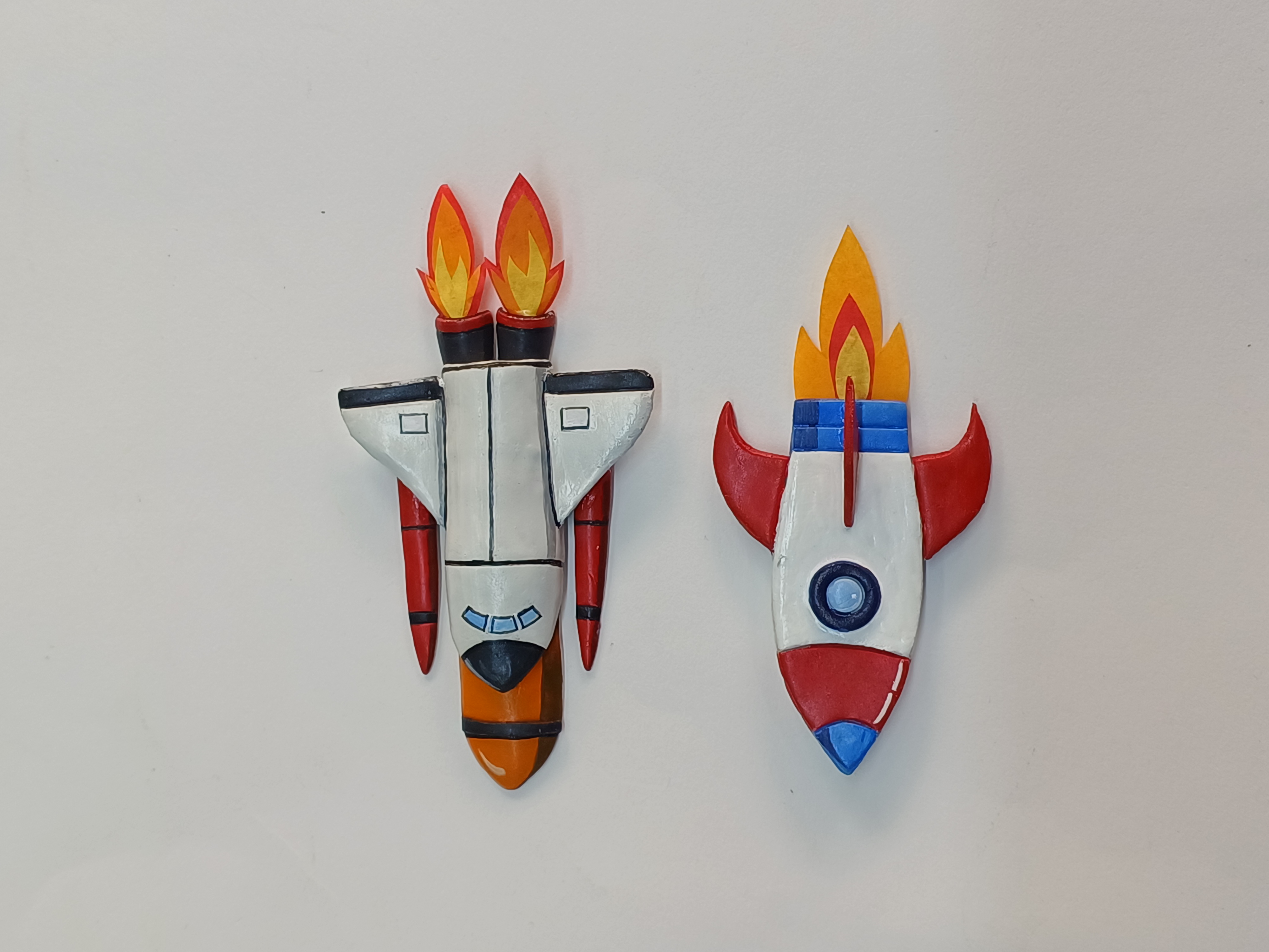 DIY Rocket Magnets Using Mouldit - Easy Space Craft for Kids - Activity ...